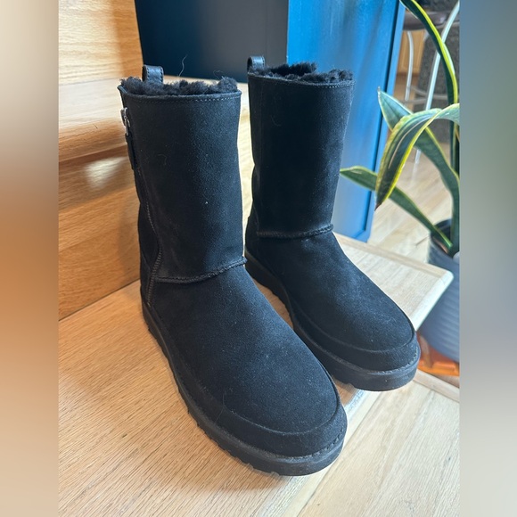 UGG | Shoes | Ugg Plush Zip Up Above Ankle Boots | Poshmark
